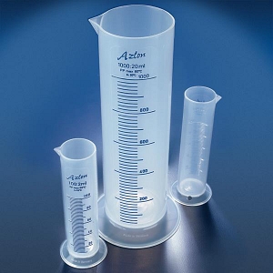 PP Class B Squat Form Graduated Cylinders | Medline Industries, Inc.