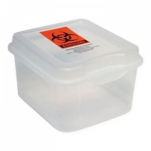 Hopkins Hard Plastic Biohazard Specimen Containers | Medline Industries ...