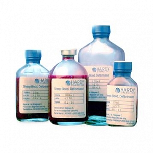 Hardy Diagnostics Defibrinated Sheep Blood with Screw Cap | Medline