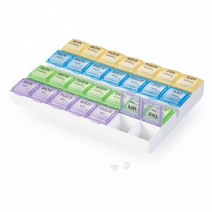 7-Day Color-Coded Medication Organizer | Medline