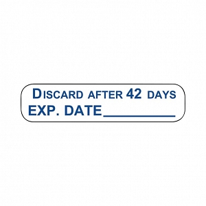 Discard After 42 Days Label | Medline Industries, Inc.