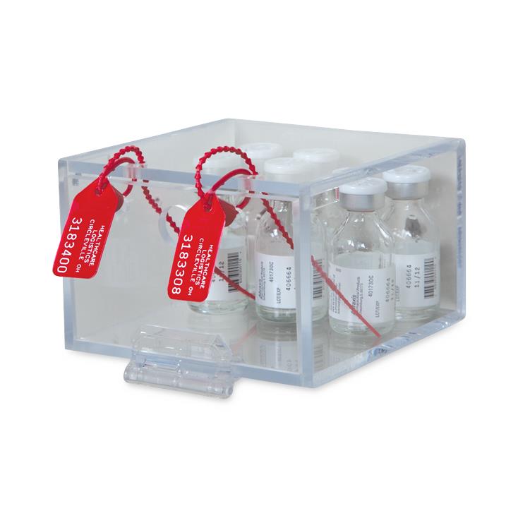 Locking Wall Box with Security Seal Holes, Half Size | Medline