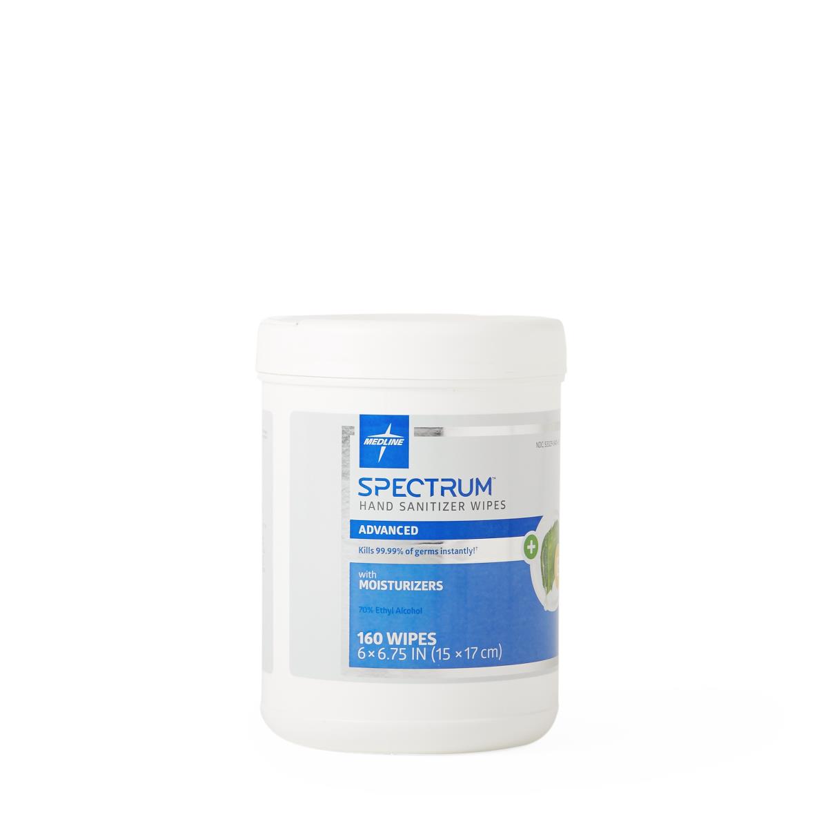 Spectrum Advanced Hand Sanitizer Wipes | Medline