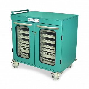 Half-Height Double-Column Medical Storage Cabinets | Medline Industries ...