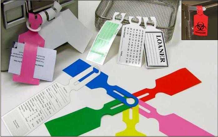 Self-Looping Instrument Tray Labels | Medline