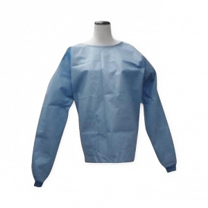 SMS Multilayer Long-Sleeve Scrub Shirts with Plain Necks | Medline ...