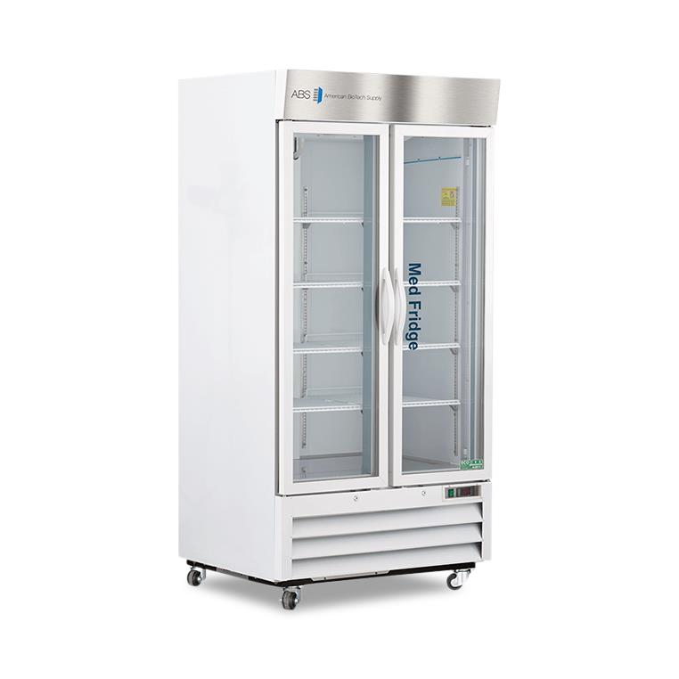 36 Cu. Ft. Standard Pharmacy/Vaccine Glass Door Refrigerator | Medline