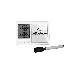 Lab Alert 4-Way Timer with Whiteboard and Pen | Medline