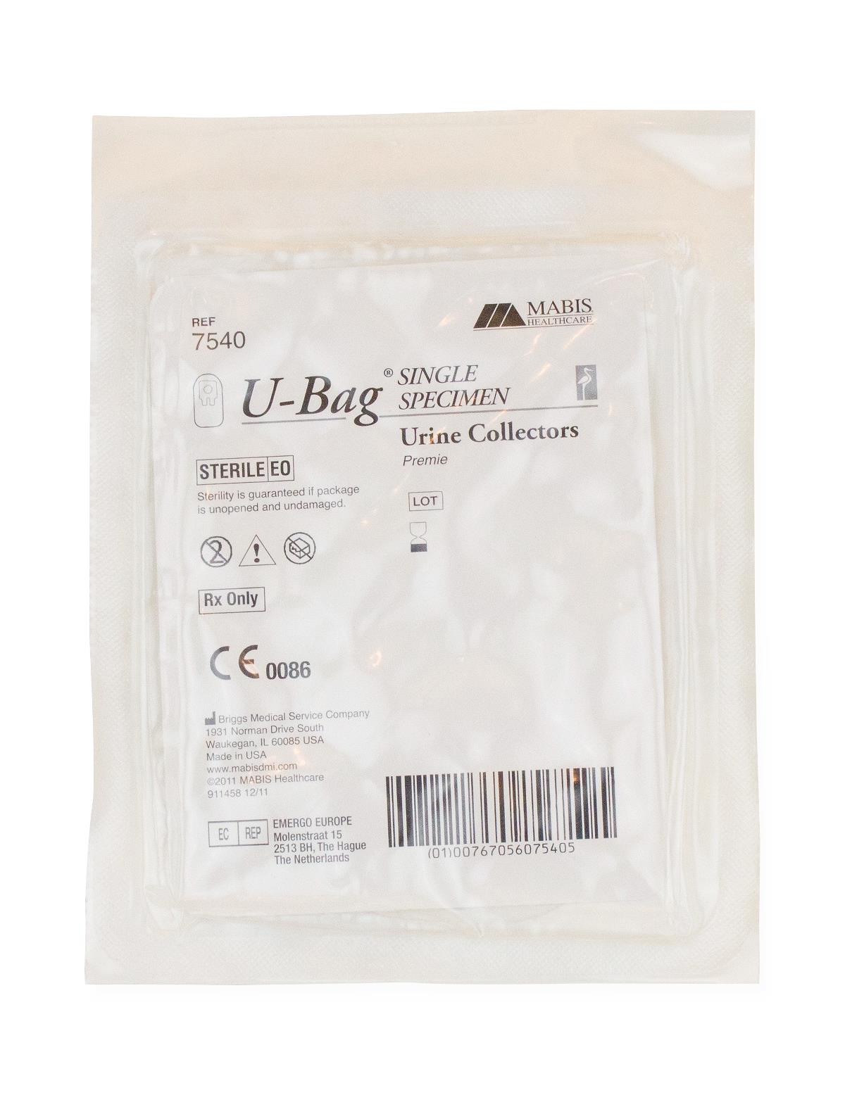 U-Bag Newborn Urine Collection Bags | Medline