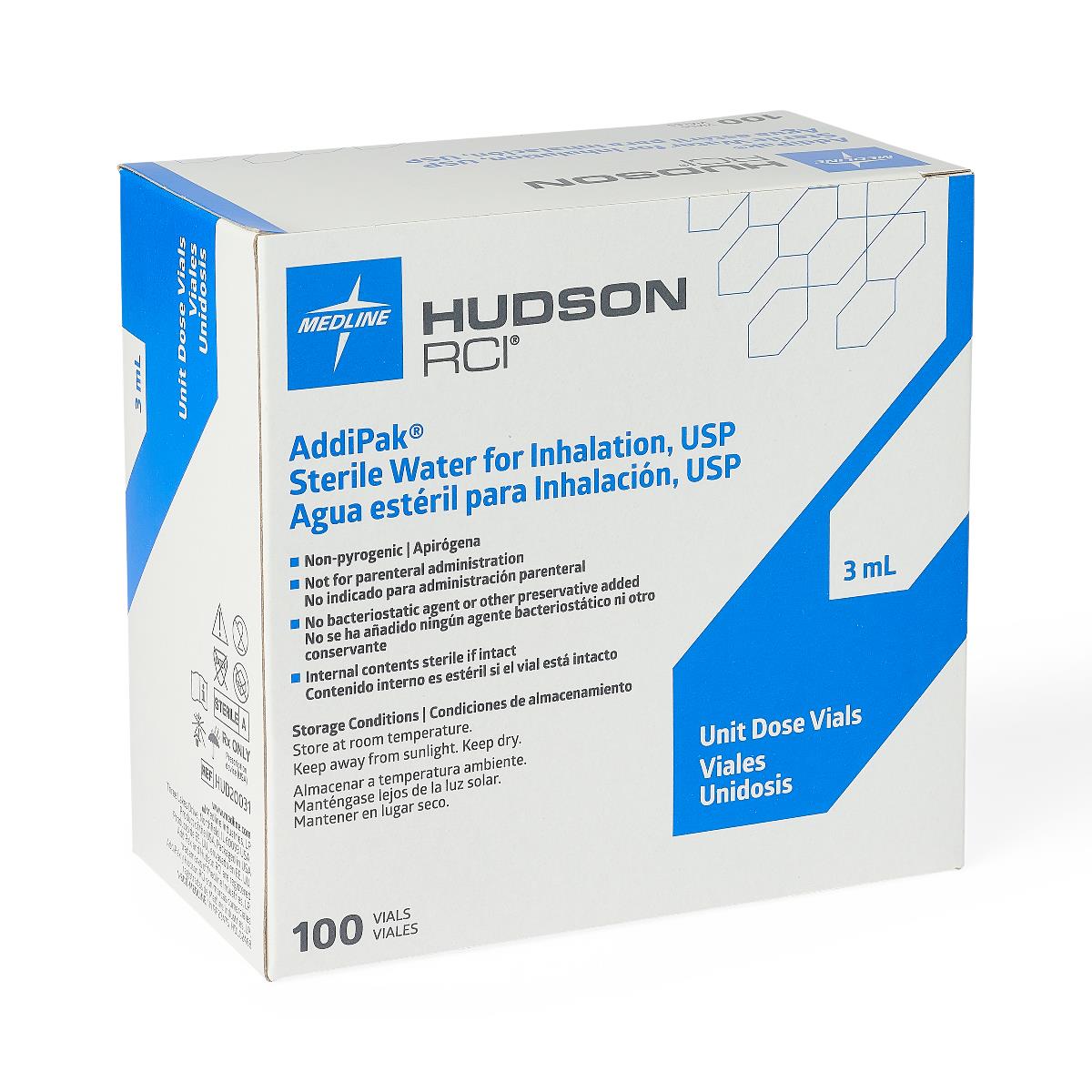 Medline Hudson RCI Addipak Unit Dose Sterile Water | Medline