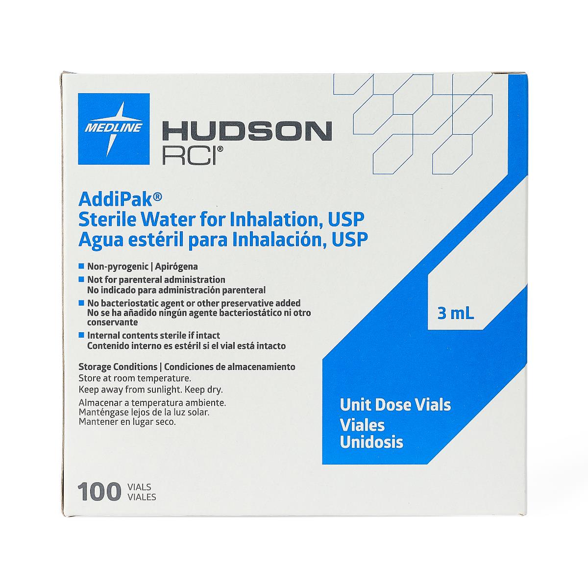 Medline Hudson RCI Addipak Unit Dose Sterile Water | Medline