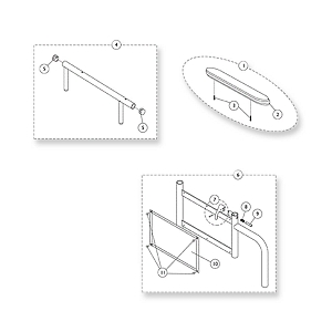 Desk-Length Wheelchair Armrest Kit | Medline Industries, Inc.