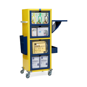 Medline Infection Prevention PPE Isolation Carts | Medline Industries, Inc.