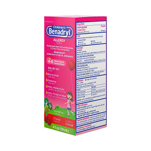 Children's Benadryl Allergy Liquid | Medline