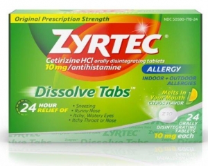Zyrtec Dissolve Tabs by Johnson & Johnson | Medline Industries, Inc.