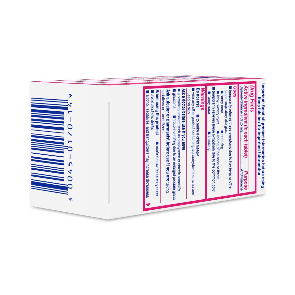 Benadryl ULTRATAB Allergy Tablets | Medline