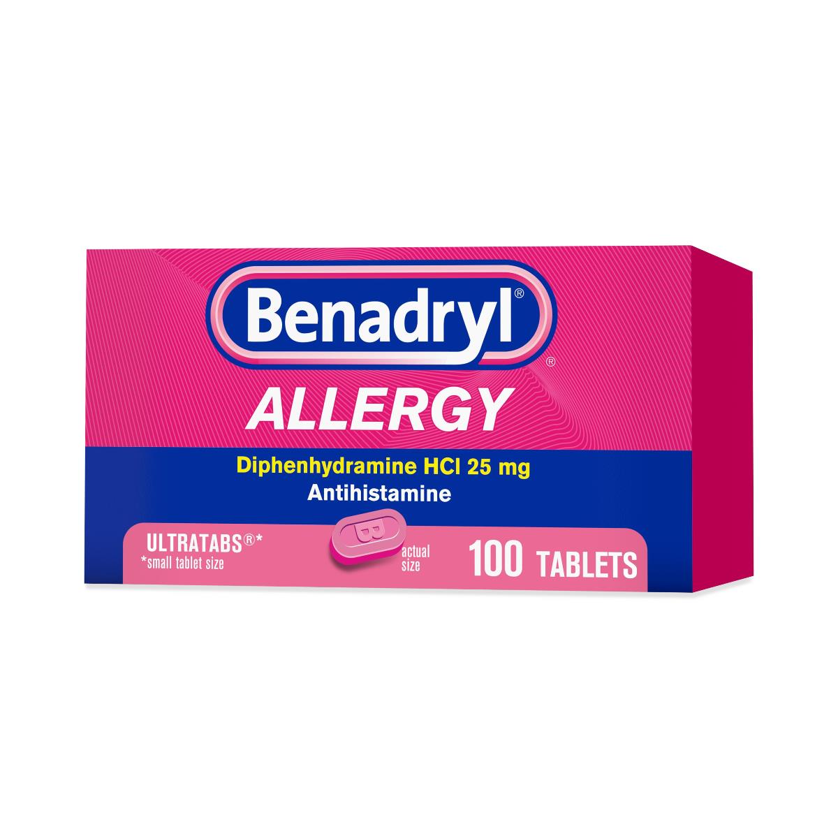Benadryl ULTRATAB Allergy Tablets | Medline