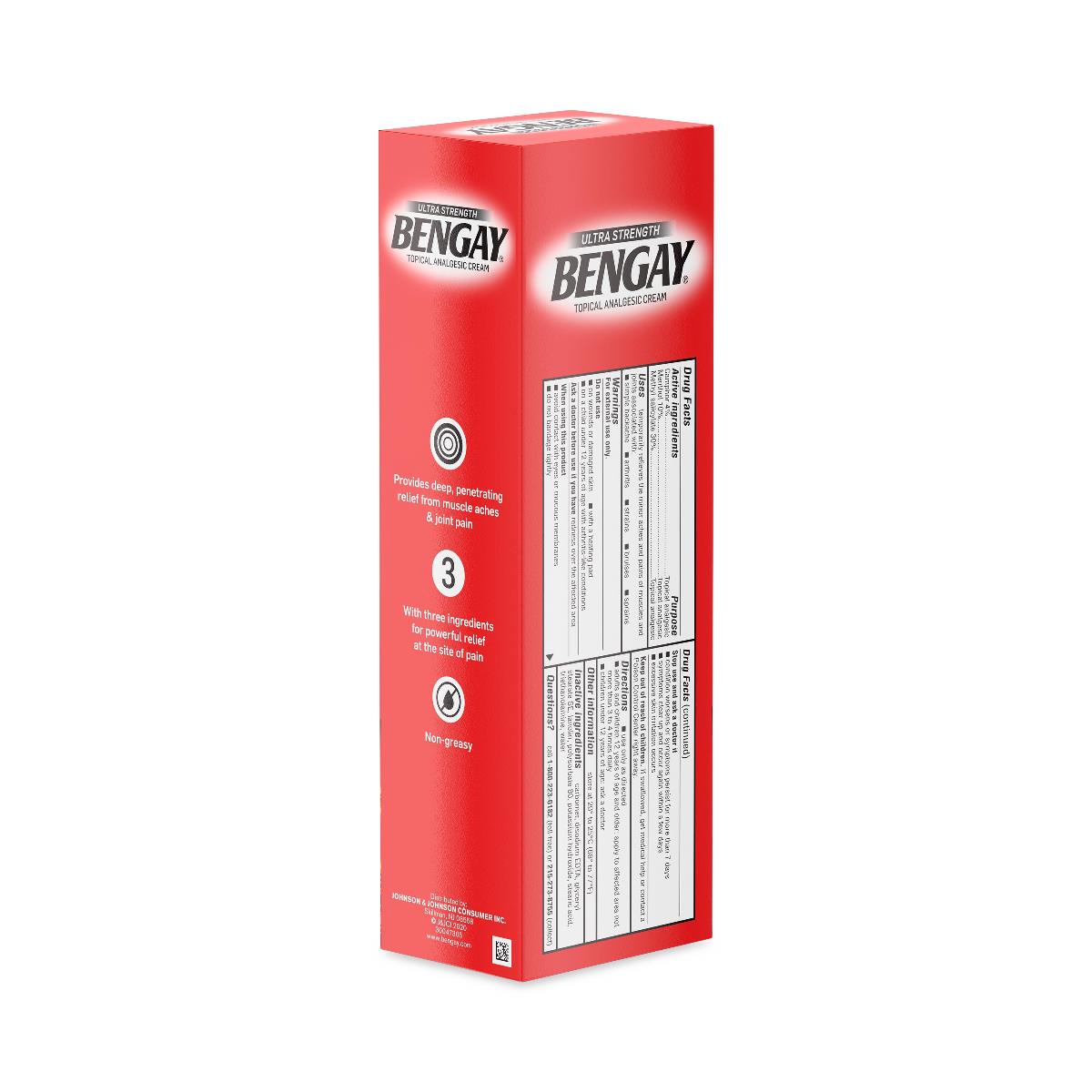 Bengay Ultra Strength Pain Relieving Cream | Medline