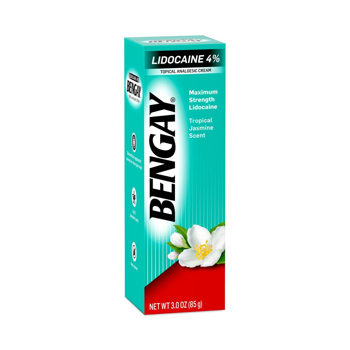Bengay Topical Analgesic Cream with 4% Lidocaine | Medline