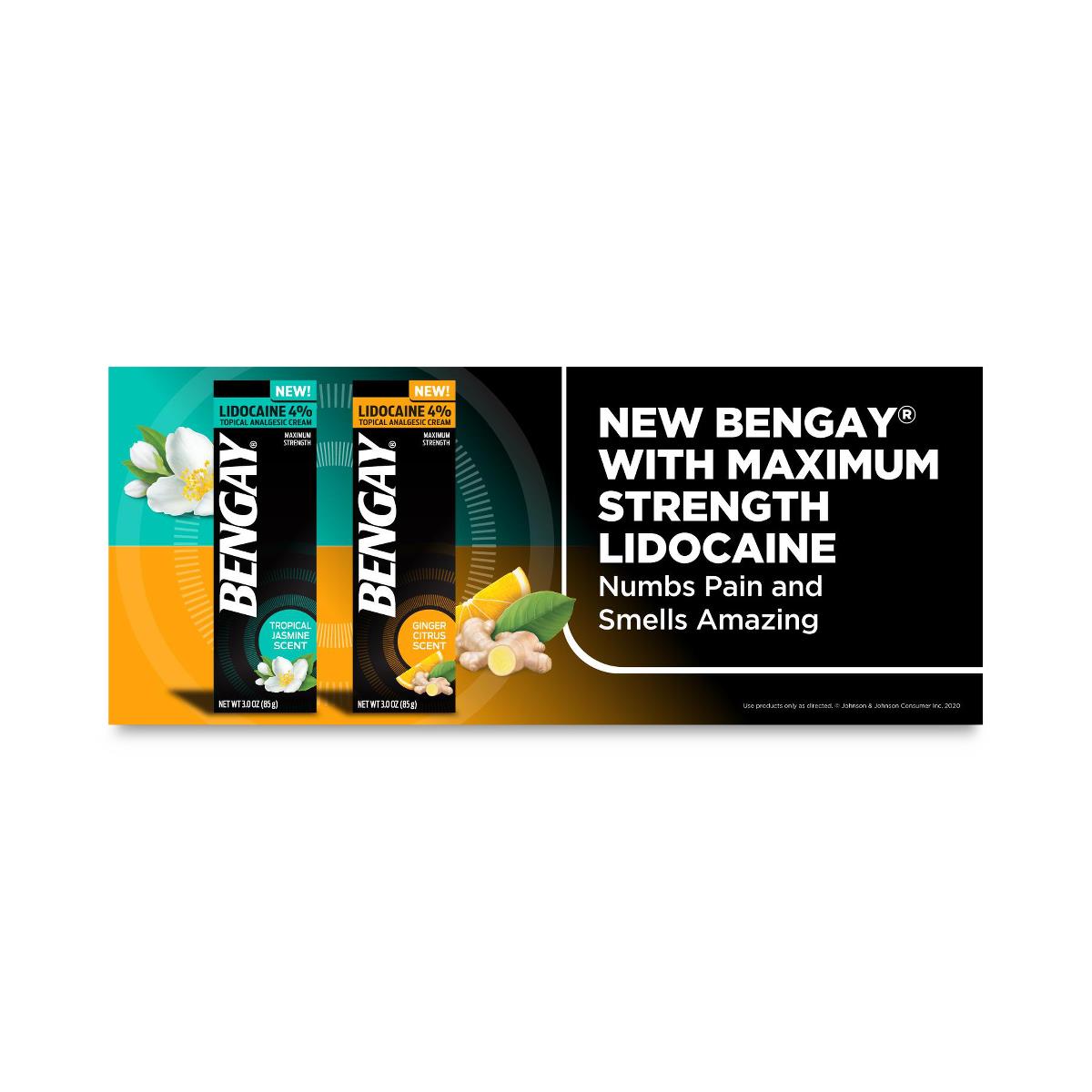 Bengay Topical Analgesic Cream with 4% Lidocaine | Medline