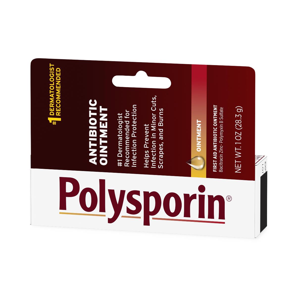Polysporin Bacitracin and Polymyxin B Ointment | Medline