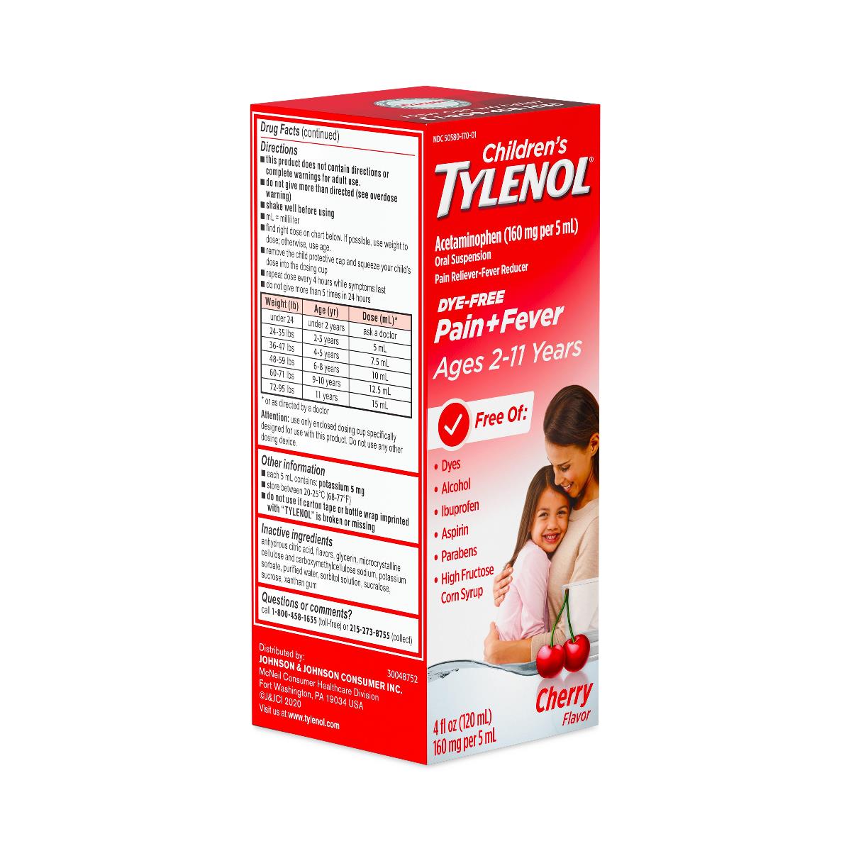 Tylenol Children's Pain + Fever Oral Suspension | Medline