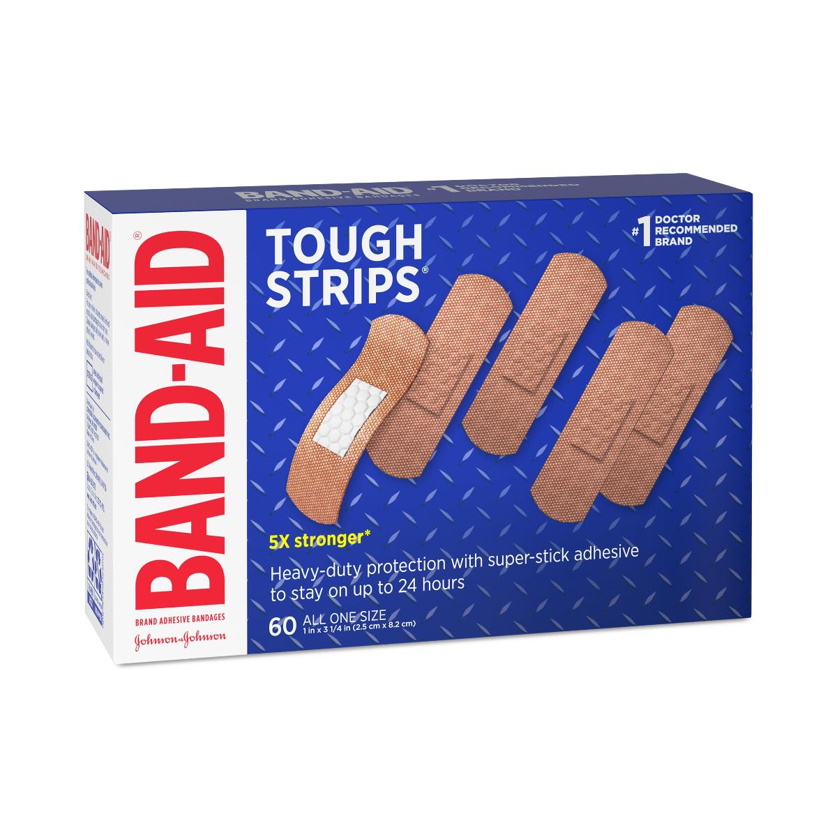Band-Aid Tough Strips Adhesive Bandages | Medline