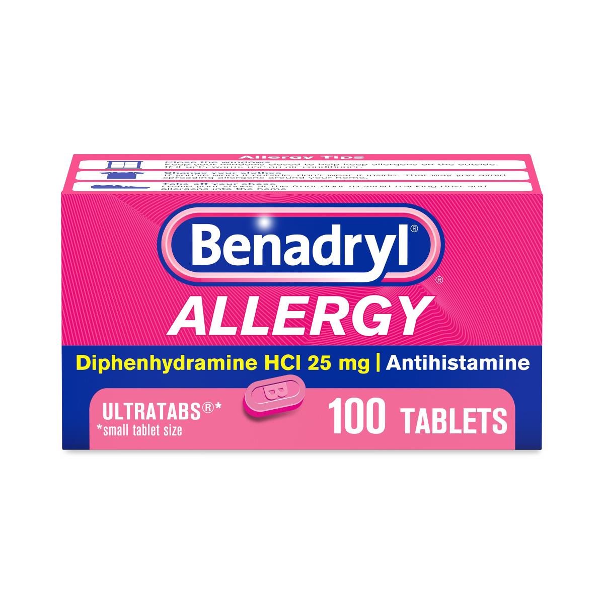 Benadryl ULTRATAB Allergy Tablets | Medline