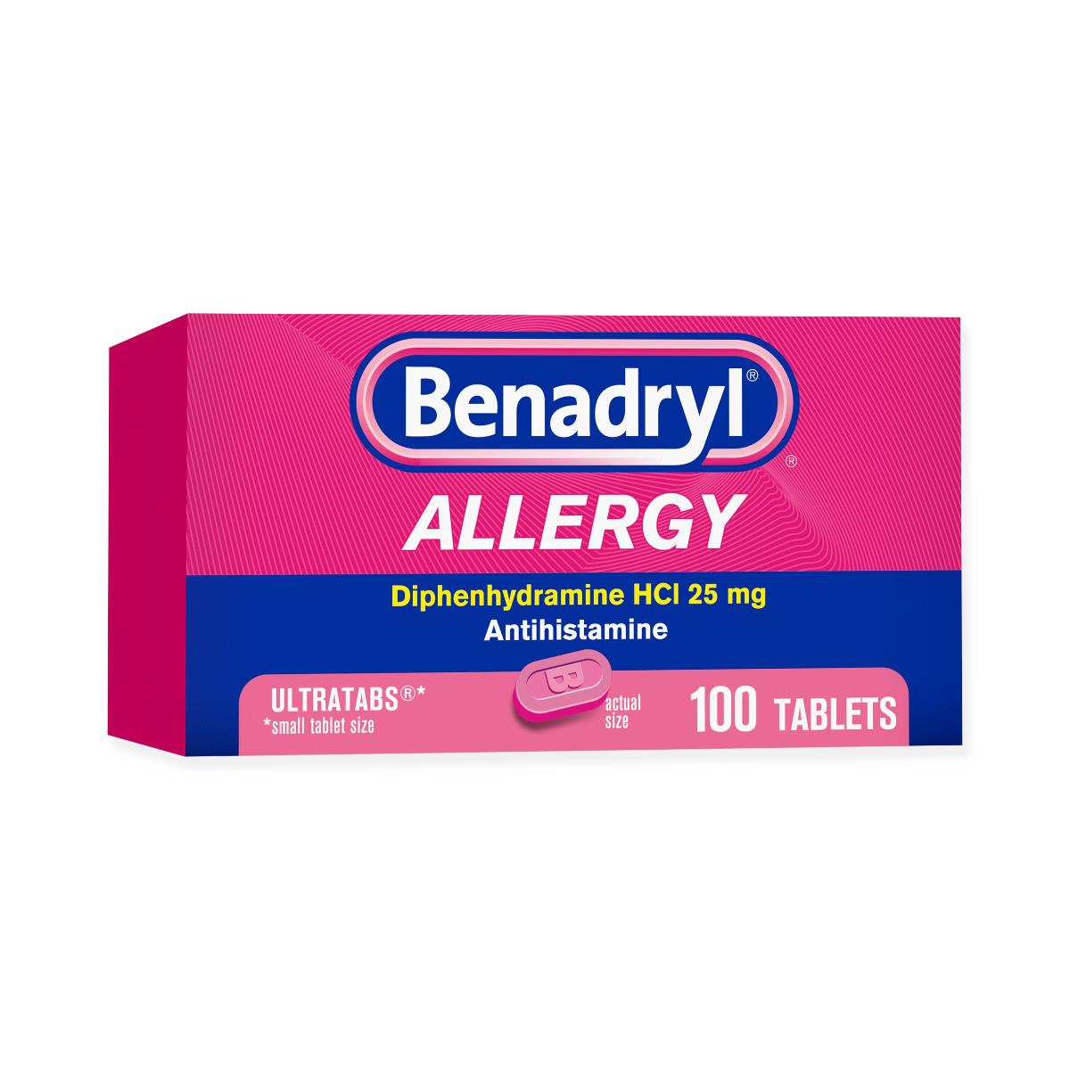 Benadryl ULTRATAB Allergy Tablets | Medline