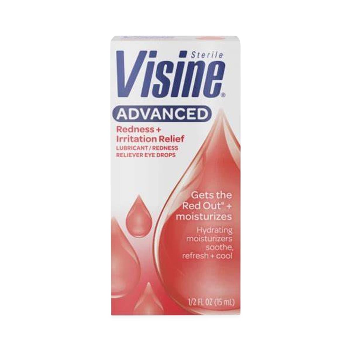 Visine Red Eye Comfort Redness Reliever Eye Drops | Medline