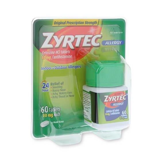 Zyrtec OTC Antihistamine Tablets | Medline