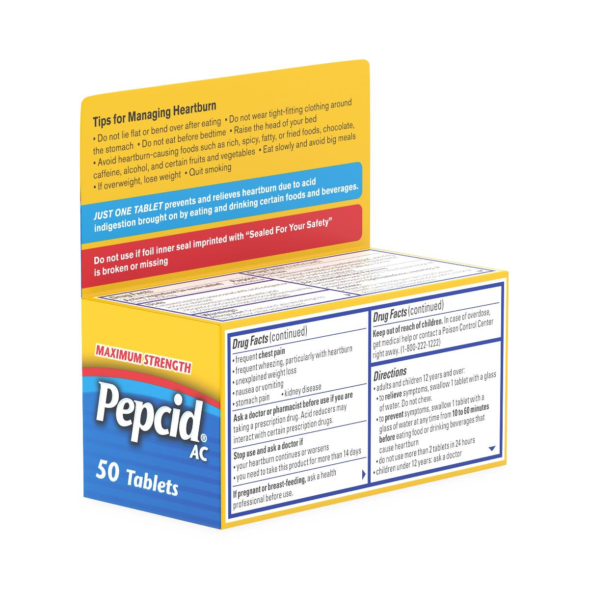 Pepcid AC Maximum Strength Tablets | Medline