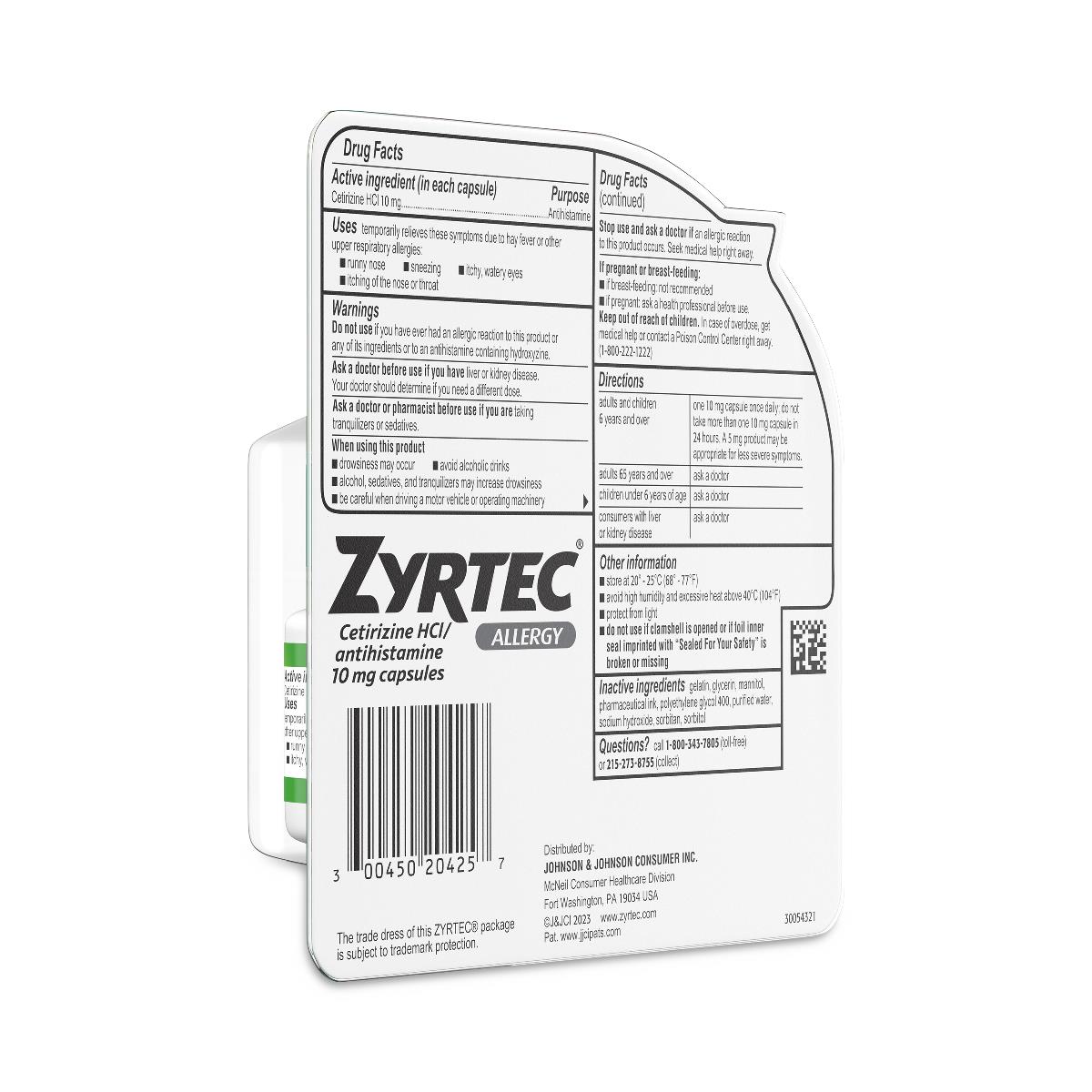Zyrtec 24-Hour Allergy-Relief Medication | Medline