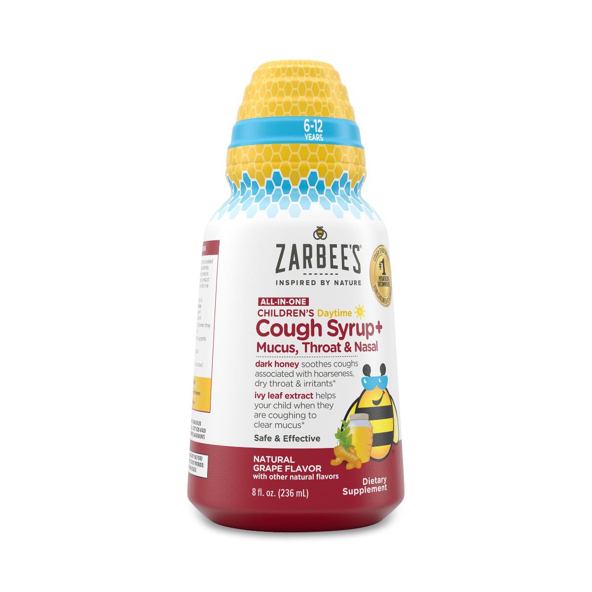 Zarbess All-In-One Cough Syrup+Mucus,Throat,Nasal | Medline