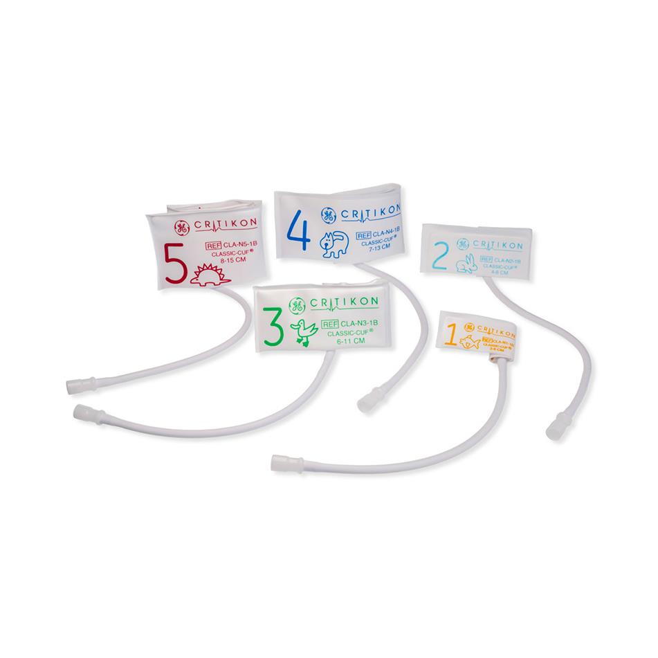 CRITIKON CLASSIC-CUF Neonatal Blood Pressure Cuffs with 1-Tube ...