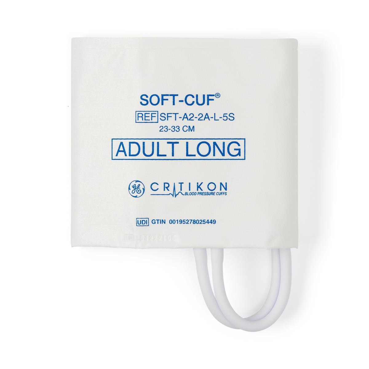 CRITIKON SOFT-CUF Blood Pressure Cuffs with 2-Tube DINACLICK Connector ...