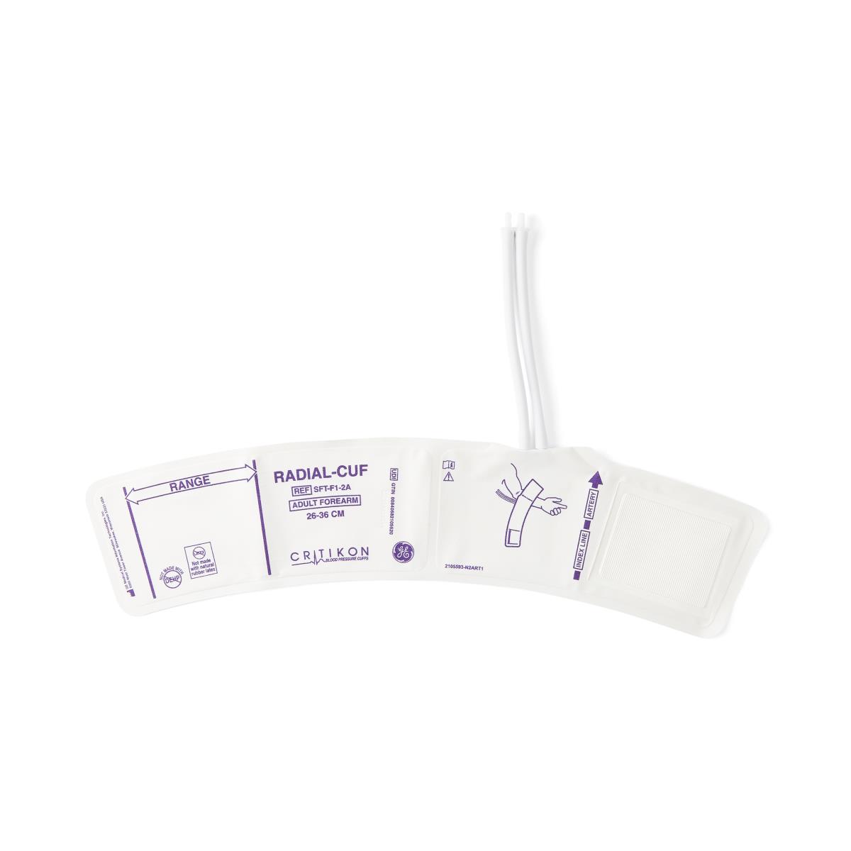 CRITIKON RADIAL-CUF Blood Pressure Cuffs with 2-Tube Connector | Medline