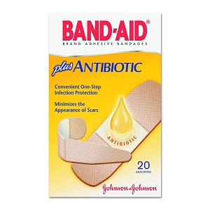 BAND-AID Antibiotic Adhesive Bandages | Medline Industries, Inc.