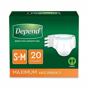Depend Disposable Adult Incontinence Protection Briefs | Medline