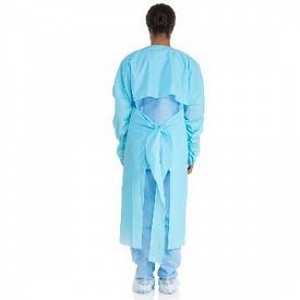 Open-Back PE Isolation Gowns with Thumb Loops | Medline Industries, Inc.