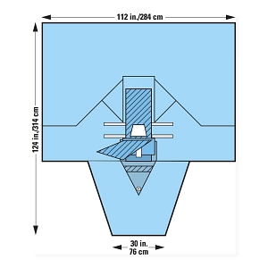Pelvic Drapes with Paroscopy Pouch | Medline