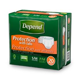 Depend Disposable Adult Incontinence Protection Briefs | Medline