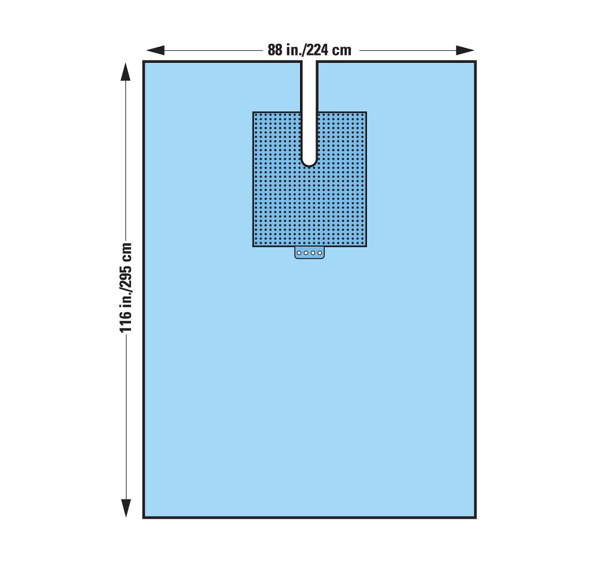 Halyard Basics Body Split Drapes | Medline