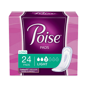 Pad Poise Long Light Absorbency Pads | Medline