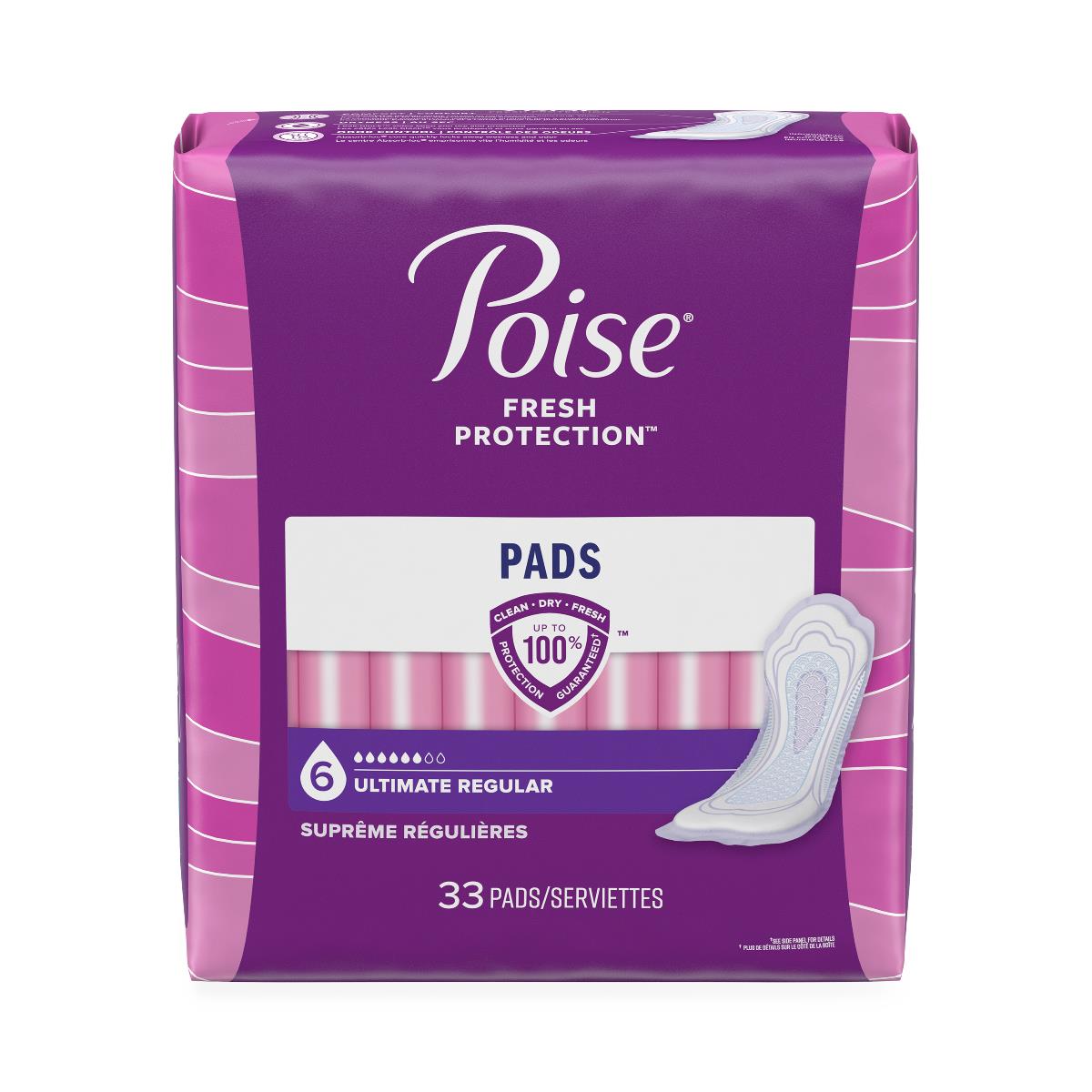Poise overnight pads store