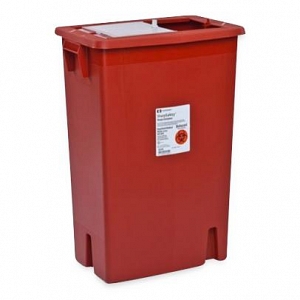 Sharps Container with Gasketed Slide Lid | Medline