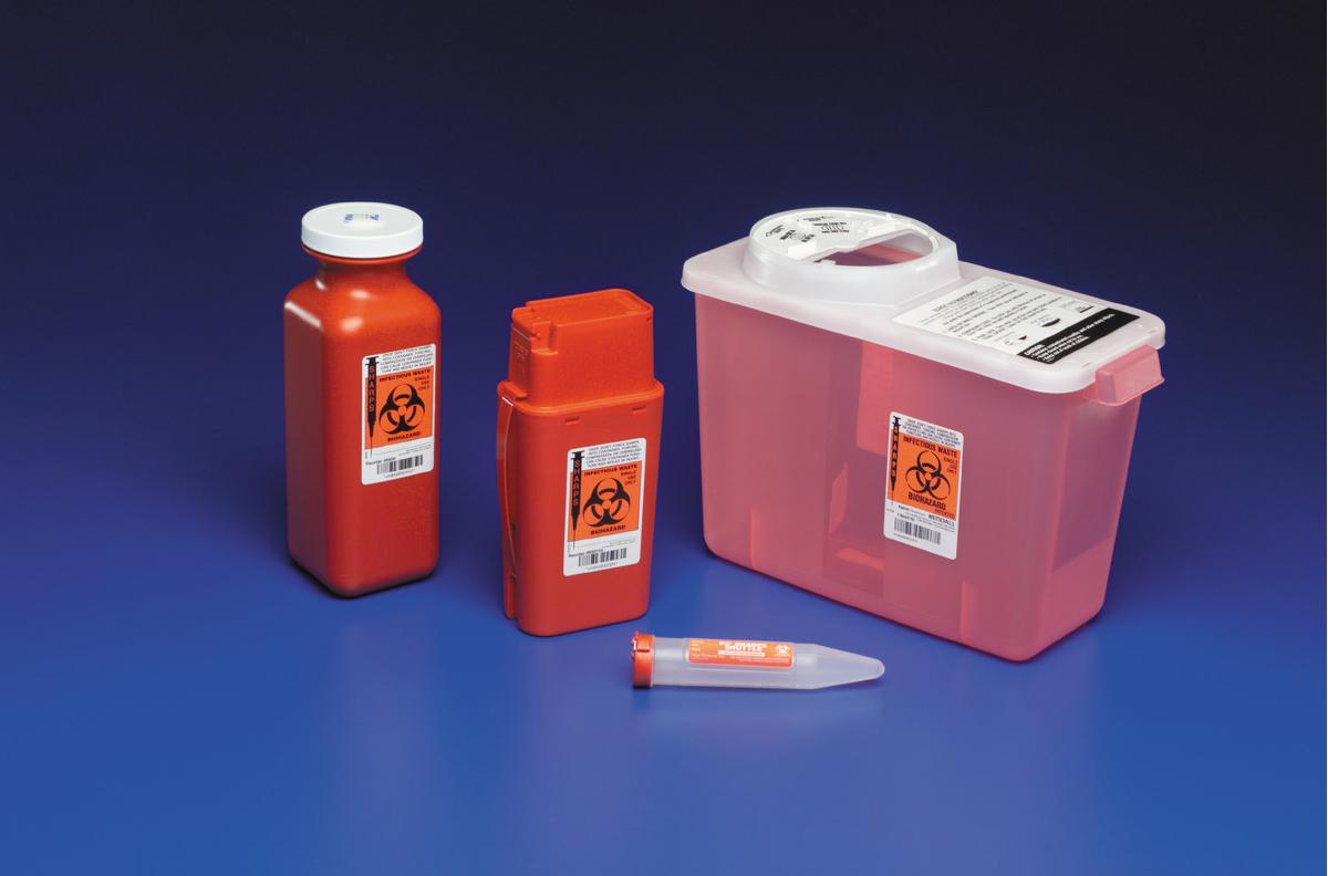 SharpSafety Red Sharps Container | Medline