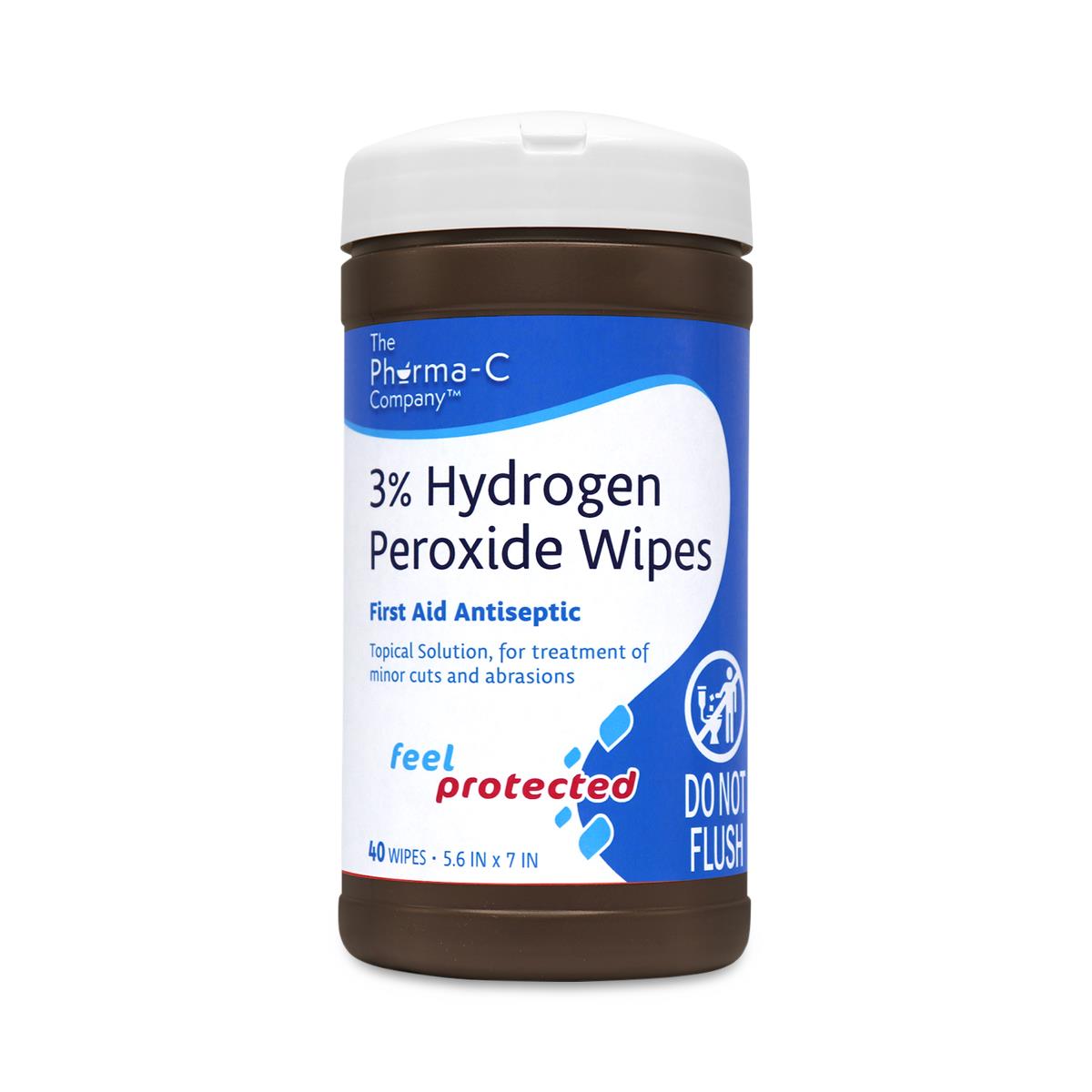 Pharma-C-Wipes 3% Hydrogen Peroxide Wipes | Medline