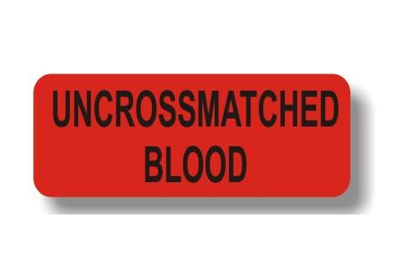 Blood Labels | Medline