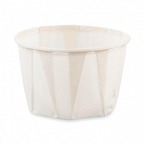 Waxed Pleated Paper Souffle Cups | Medline